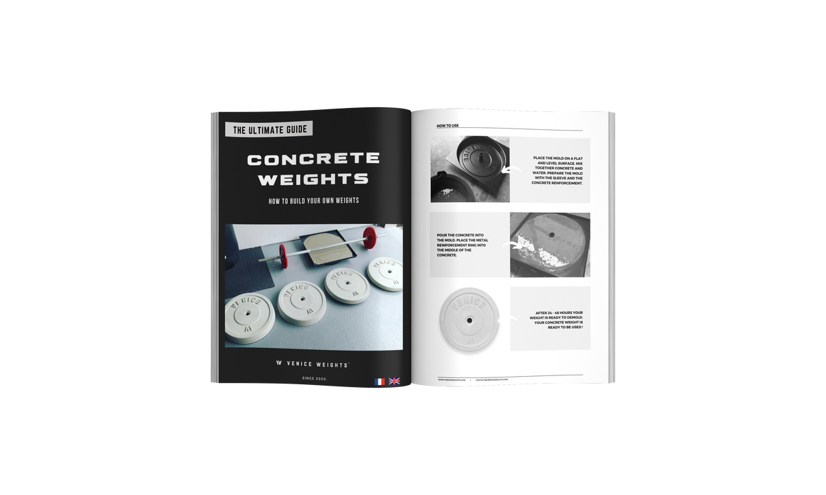 Homegym Pack 5 Concrete gym weight molds DIY | Venice Weights®