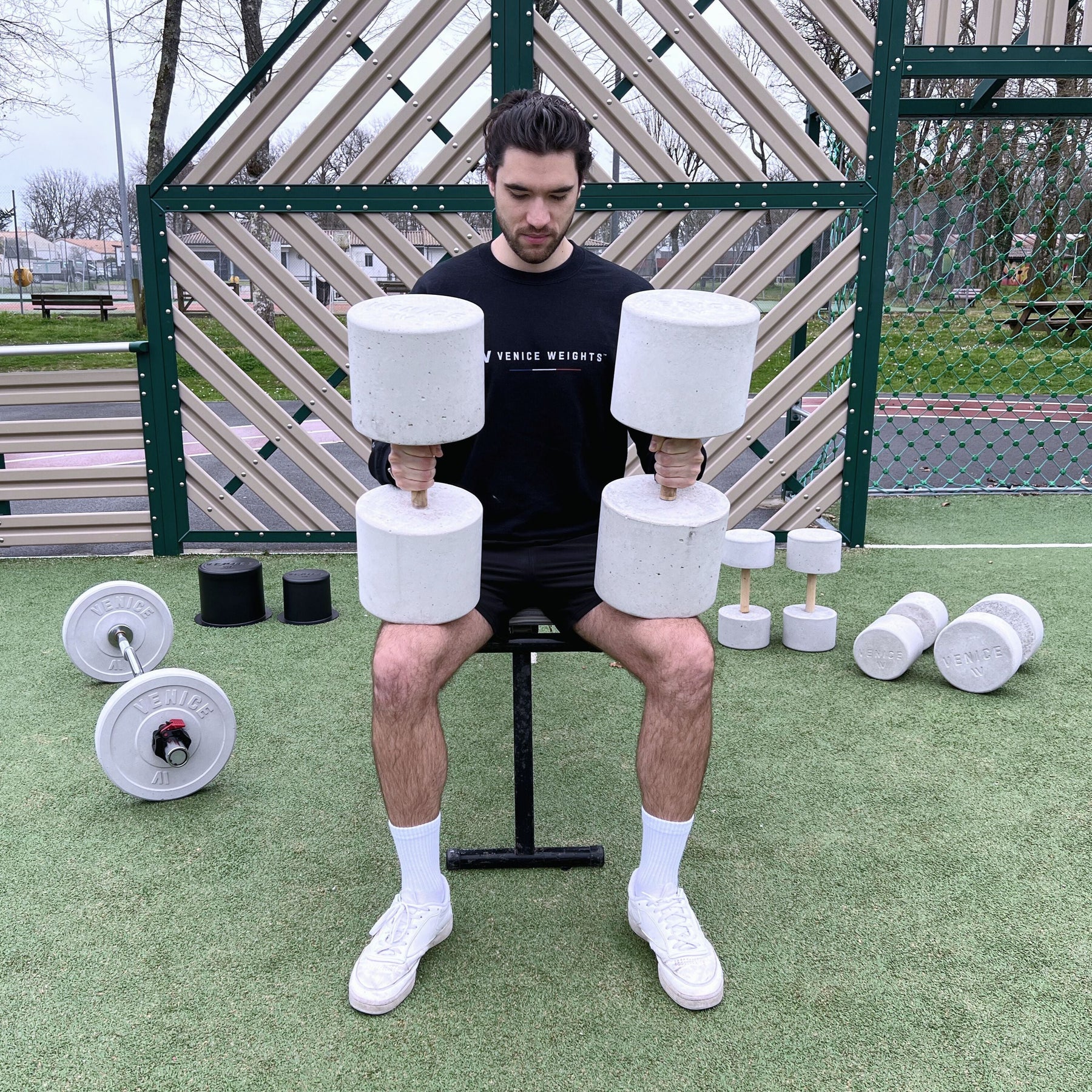 Homegym Pack 5 Concrete gym weight molds DIY | Venice Weights®